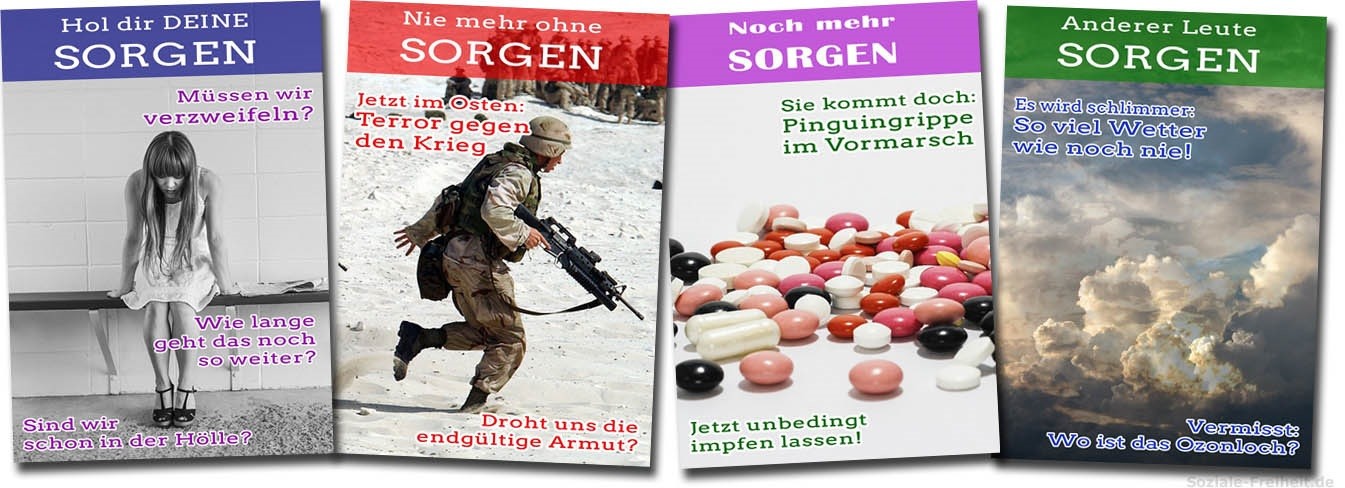 So geht's: auf die täglichen Sorgen verzichten - Soziale Freiheit